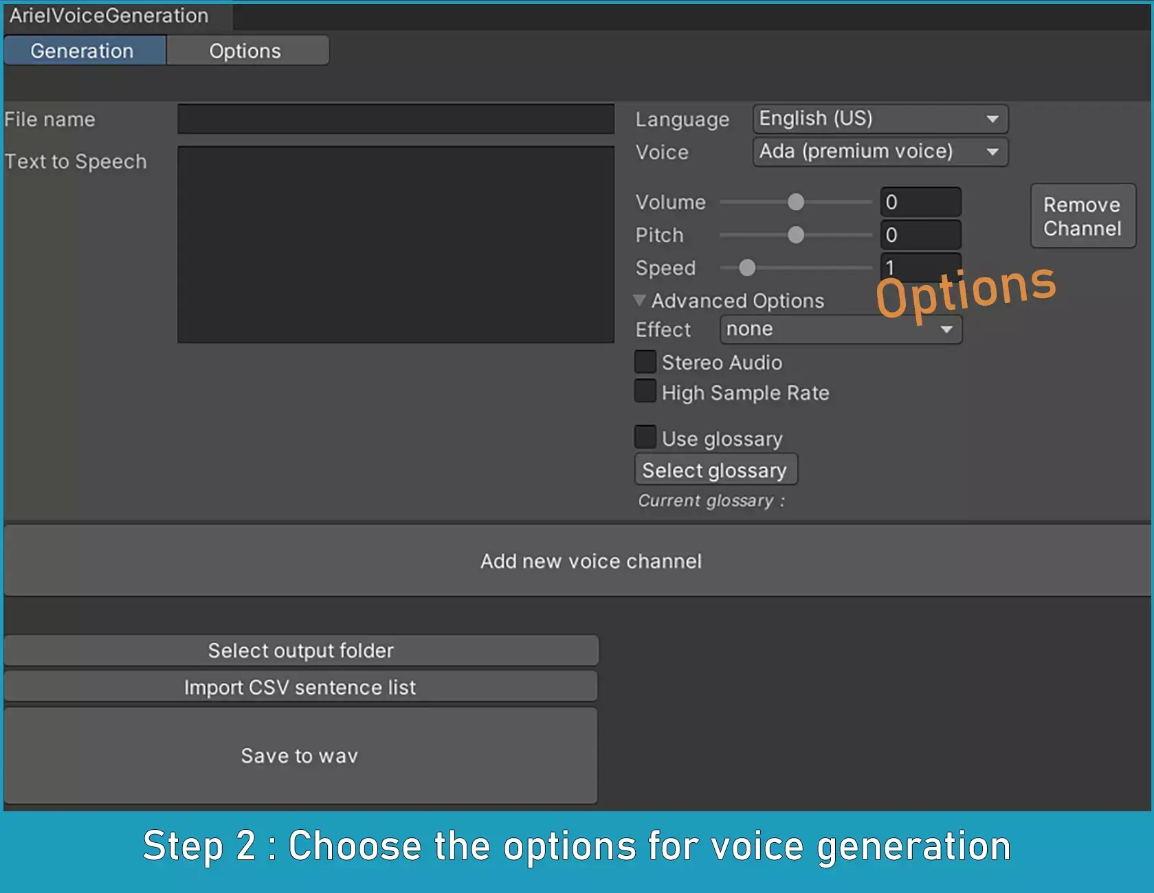 Ariel Voice Generation - Unity Asset | Unity Store